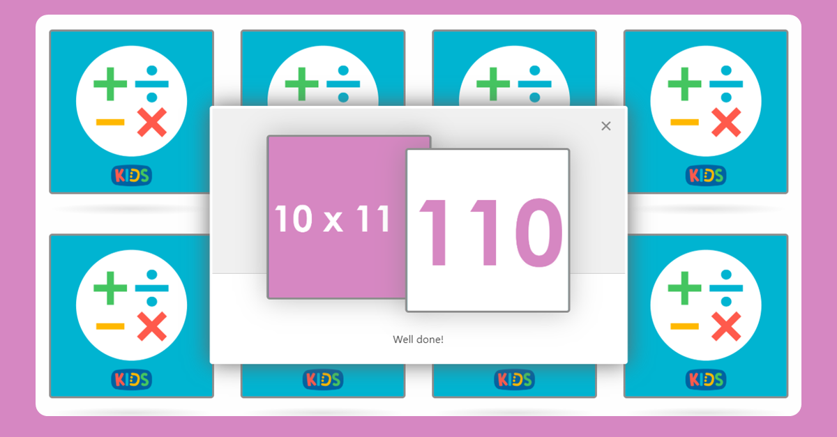 11 Times Table Memory Card Game | Classroom Secrets Kids