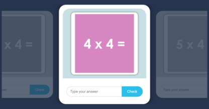 4 Times Table Game with Flash Cards | Classroom Secrets Kids