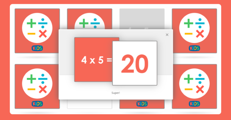 4 Times Table Memory Card Game | Classroom Secrets Kids