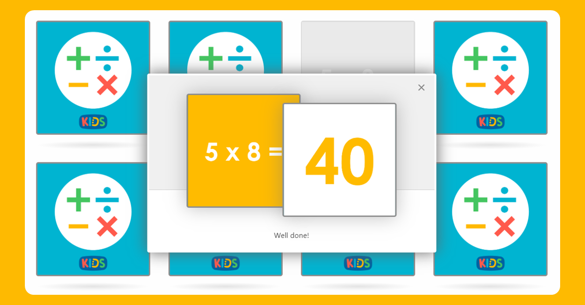 8 Times Table Memory Card Game | Classroom Secrets Kids