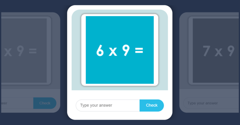 9 Times Table Game with Flash Cards | Classroom Secrets Kids