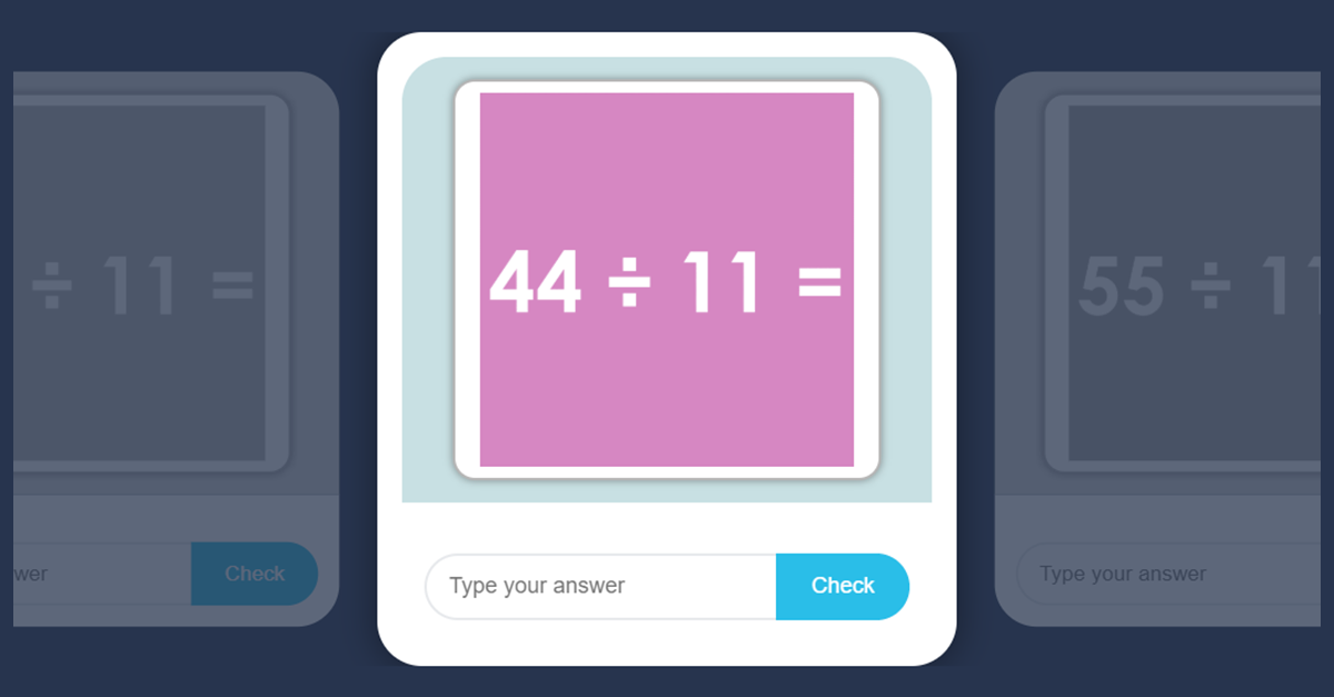 Divide by 11 Game with Flash Cards | Classroom Secrets Kids