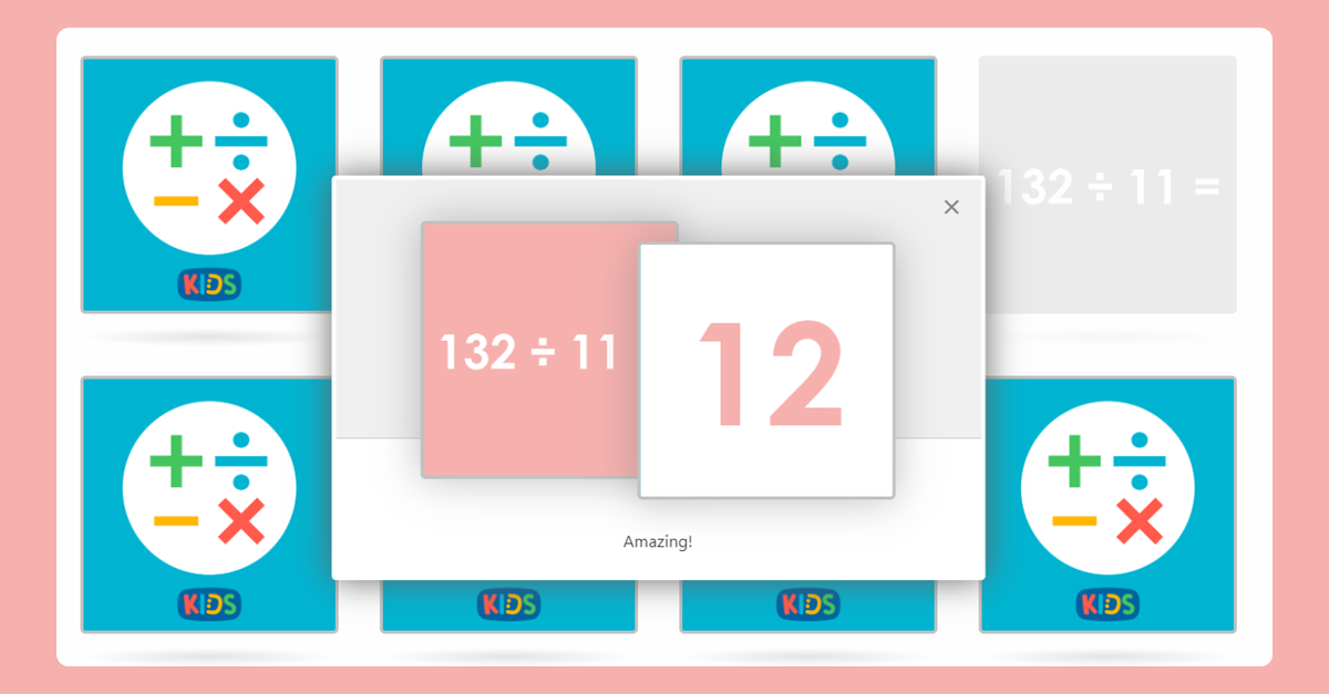Divide by 11 Memory Card Game | Classroom Secrets Kids