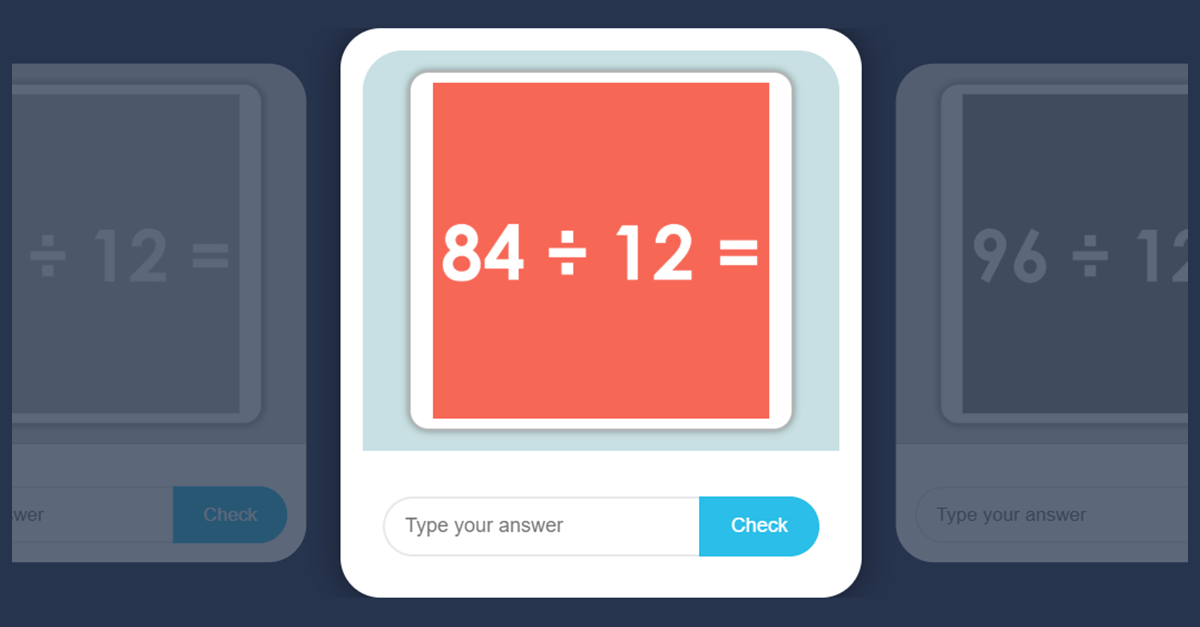 Divide by 12 Game with Flash Cards | Classroom Secrets Kids