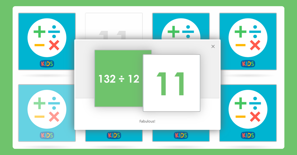 Divide by 12 Memory Card Game | Classroom Secrets Kids