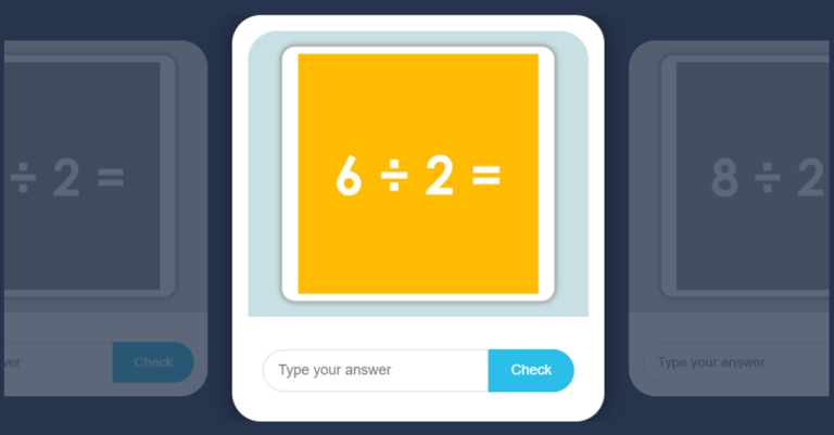 Divide by 2 Game with Flash Cards | Classroom Secrets Kids