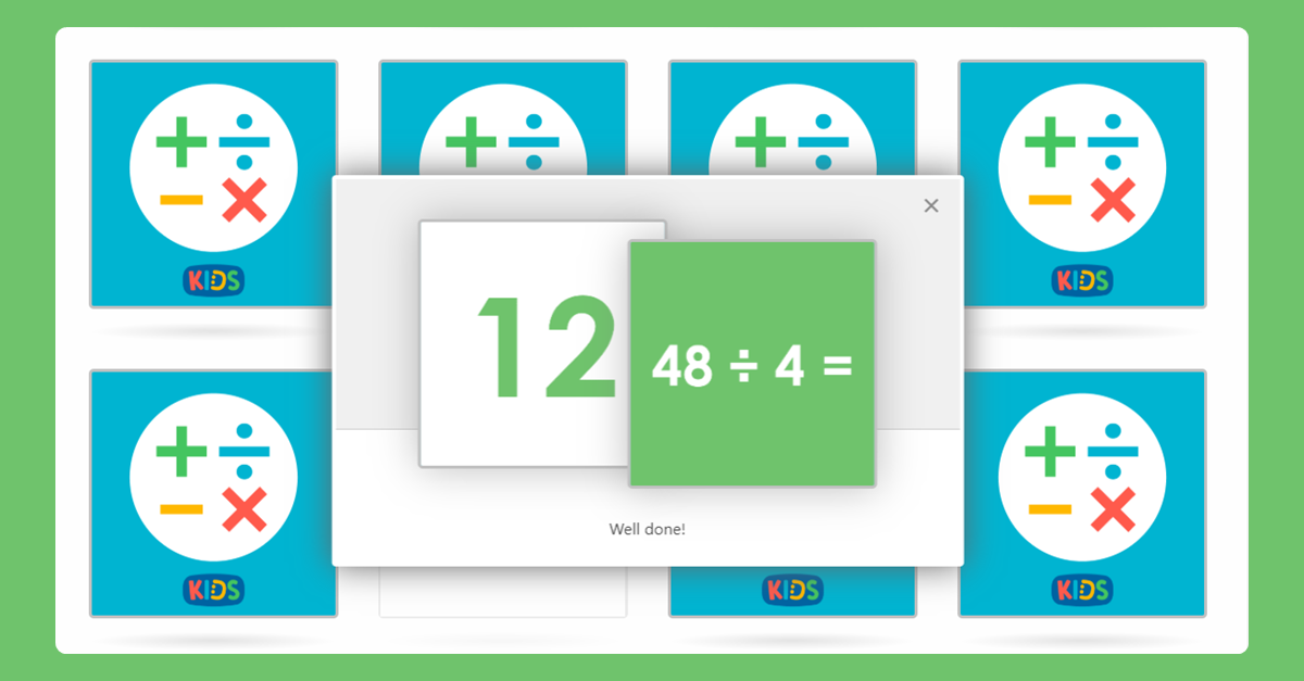 Year 3 Mixed Division Memory Card Game | Classroom Secrets Kids