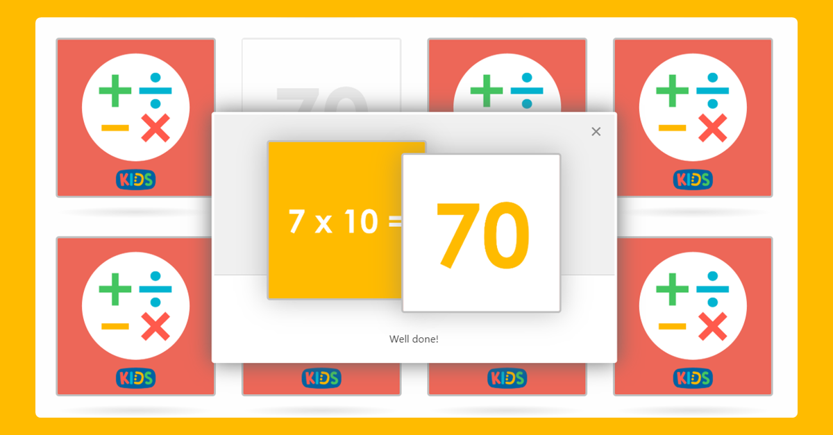 Year 2 Mixed Multiplication and Division Memory Card Game | Classroom ...