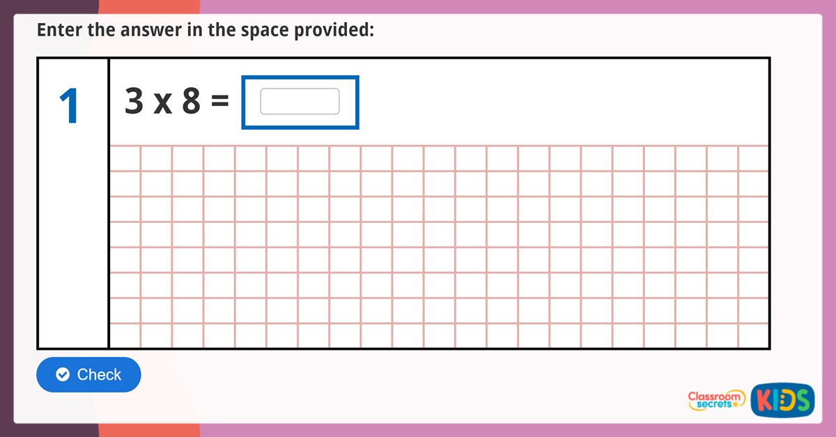Year 4 Arithmetic Quiz 2 | Classroom Secrets Kids