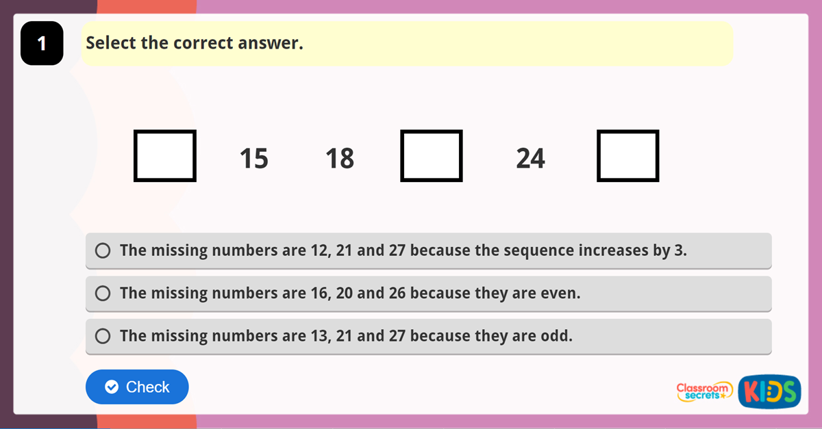Year 4 Reasoning Test Practice 1 Classroom Secrets Kids