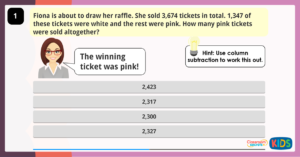 Year 4 Word Problems Addition and Subtraction 1 | Classroom Secrets Kids
