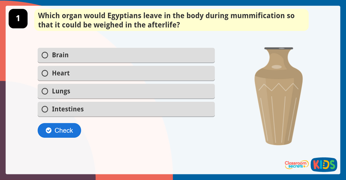 Year 5 Ancient Egypt Quiz | Classroom Secrets Kids