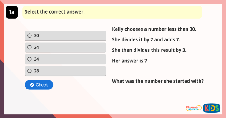 Year 6 Reasoning Test Practice 5 | Classroom Secrets Kids