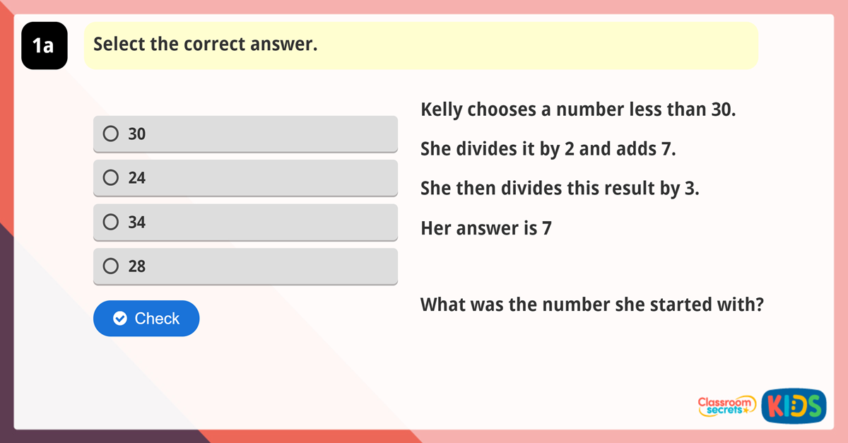 Year 6 Reasoning Test Practice 5 | Classroom Secrets Kids