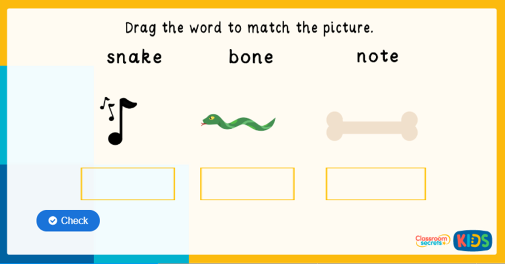 Phonics Word Match Split Digraphs Game Phase 5 - Classroom Secrets Kids