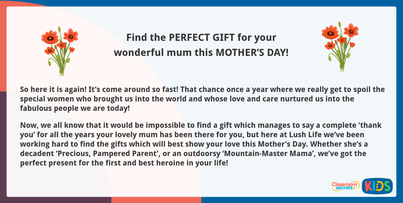 Year 6 Magazine Article Reading Comprehension Mother's Day | Classroom ...