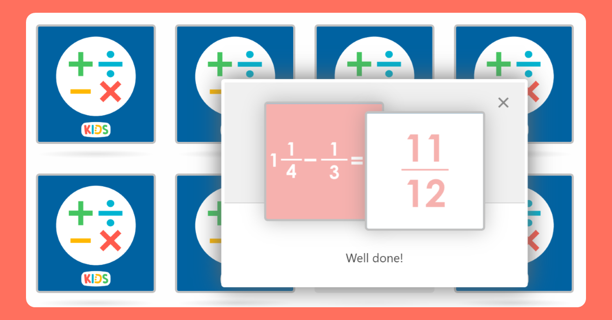 Year 6 Add and Subtract Fractions Matching Game | Classroom Secrets Kids