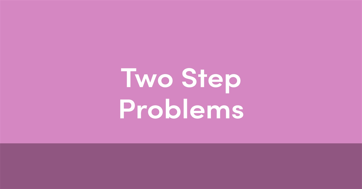 Year 2 Two Step Problems Interactive Animation | Classroom Secrets Kids