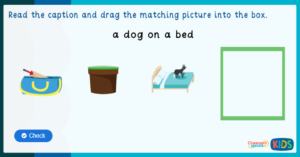 Phonics Phase 2 Caption Game 3 | Classroom Secrets Kids