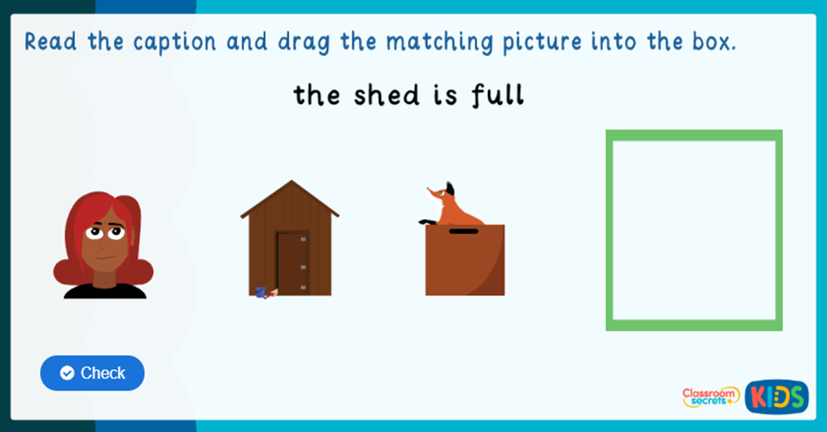 Phonics Phase 3 Caption Game 2 | Classroom Secrets Kids