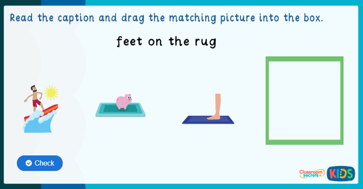 Phonics Phase 3 Caption Game 3 | Classroom Secrets Kids