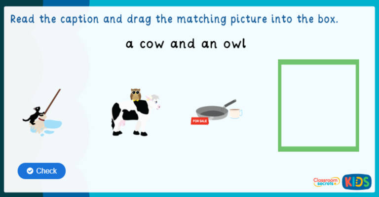 Phonics Phase 3 Caption Game 4 | Classroom Secrets Kids
