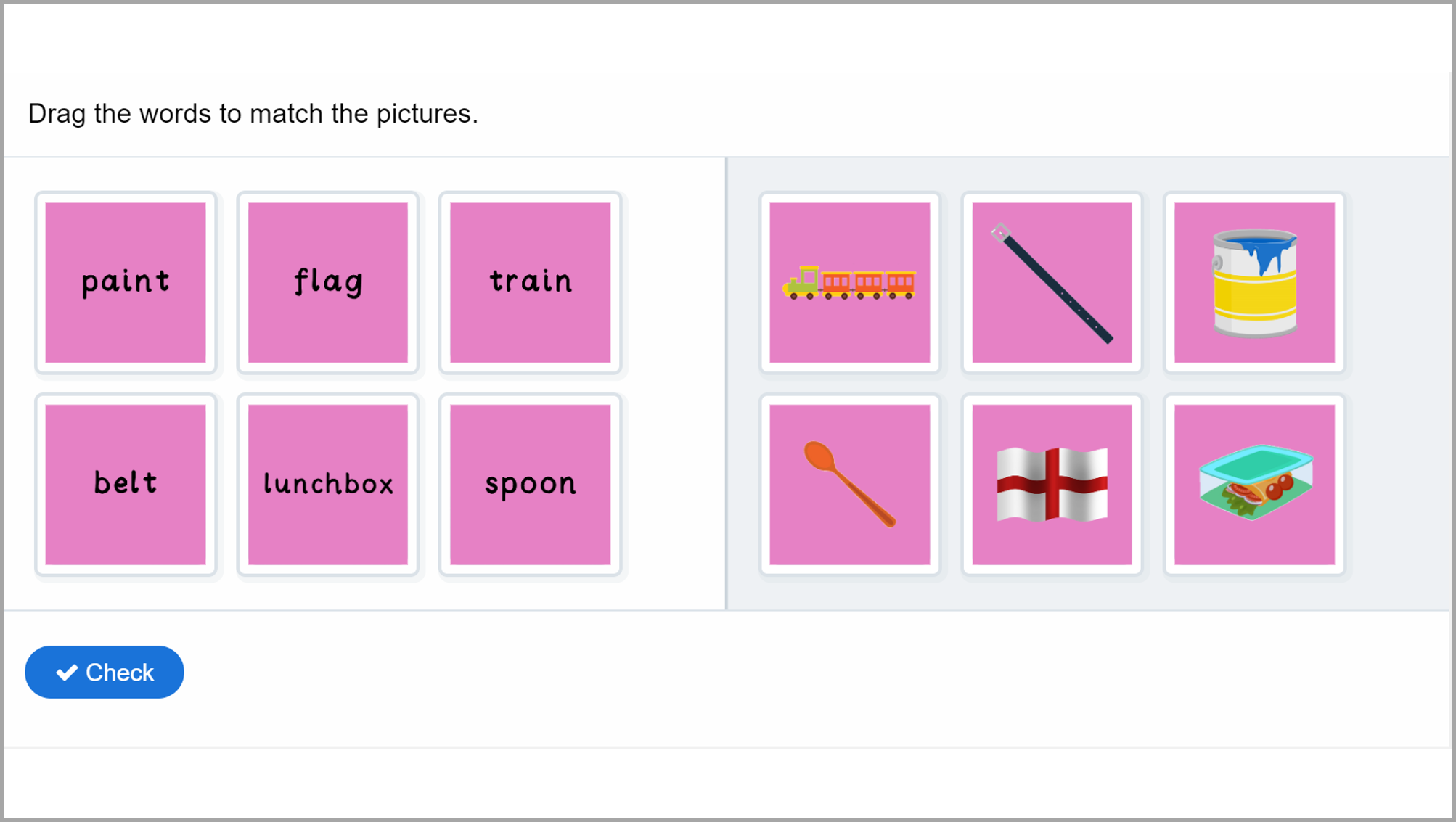 Phase 4 Phonics Match Words to Pictures Game 2 | Classroom Secrets Kids
