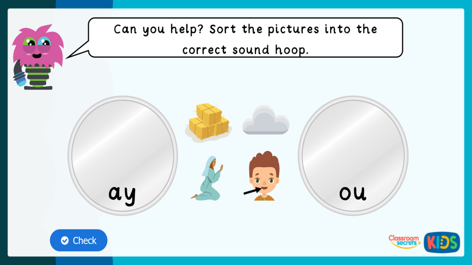 Phase 5 Phonics Match Pictures to Sounds Game 1 | Classroom Secrets Kids
