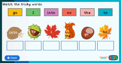 Phonics Tricky Words Game Phase 2 | Classroom Secrets Kids