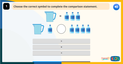 Year 1 Compare Capacity Game | Classroom Secrets Kids