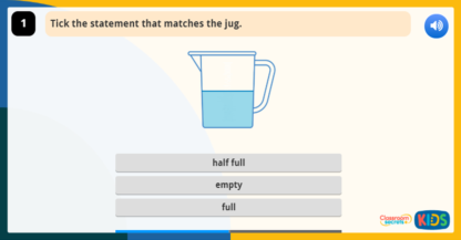 Year 1 Introduce Capacity Game | Classroom Secrets Kids