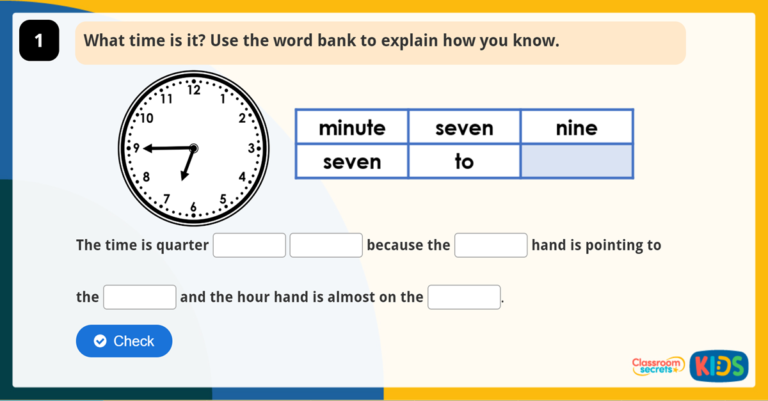 Reasoning | Classroom Secrets Kids