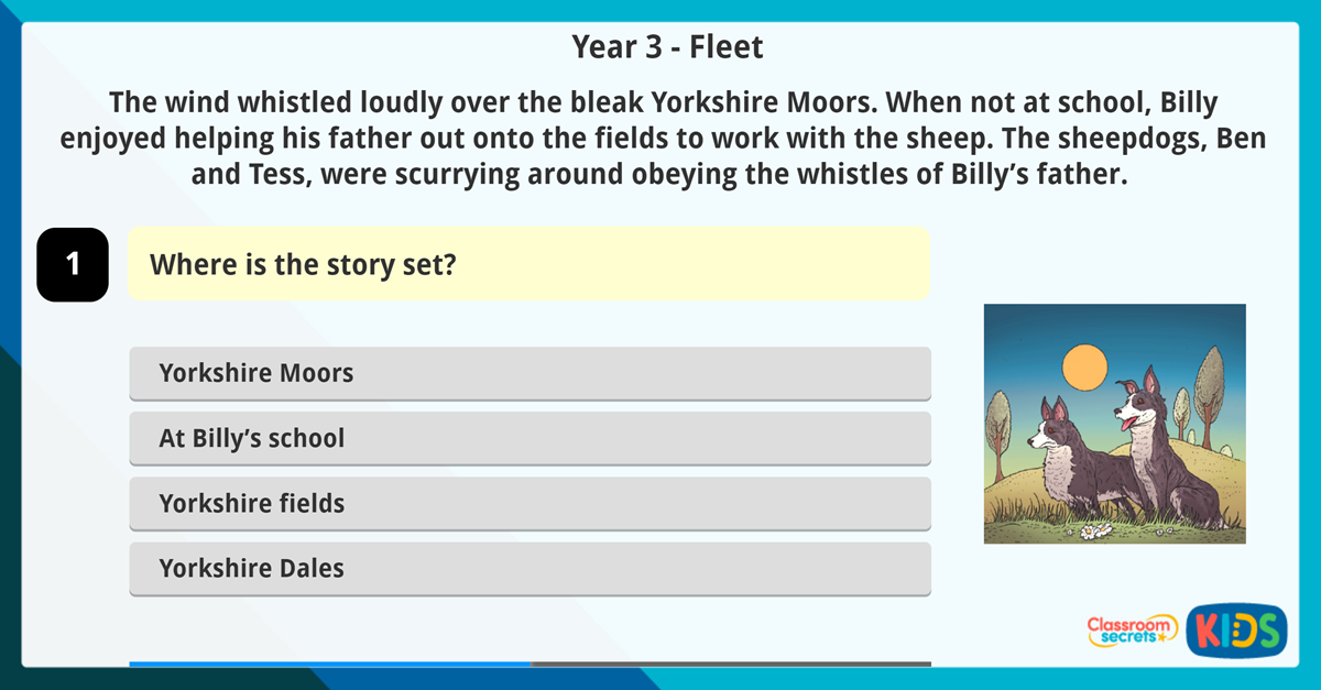 Year 3 Animals Reading Comprehension Fleet | Classroom Secrets Kids
