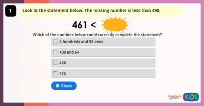 Year 3 Compare Numbers | Classroom Secrets Kids