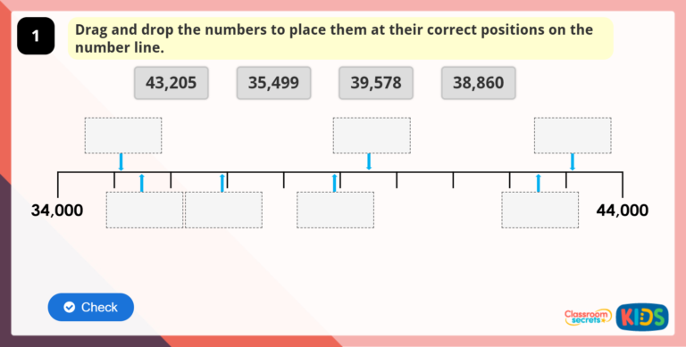 Year 5 Compare and Order Numbers to 100,000 | Classroom Secrets Kids