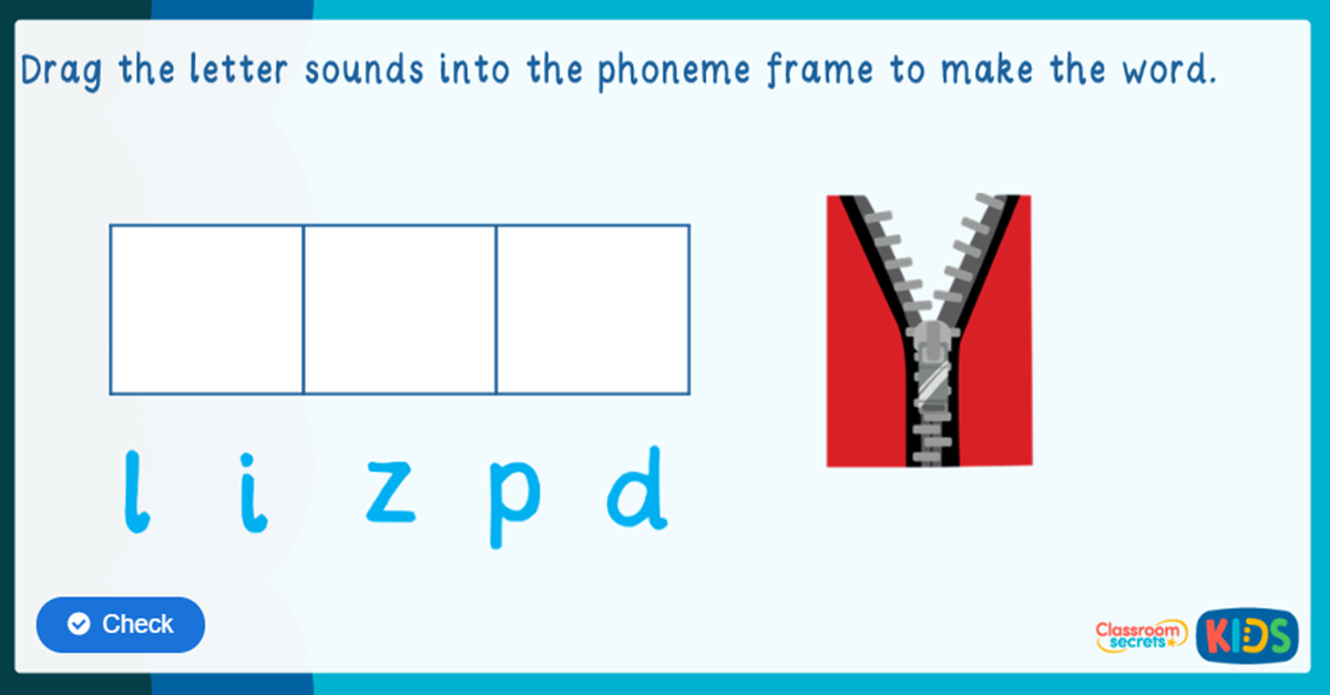 Phonics Phase 3 Segmenting Game 2 | Classroom Secrets Kids