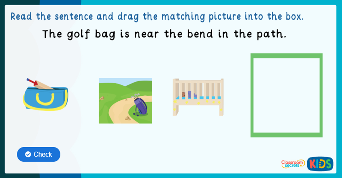 Phonics Phase 4 Sentence Game 4 | Classroom Secrets Kids