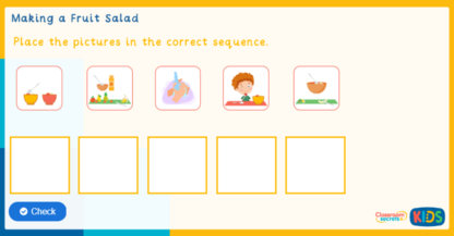 Reception Time Sequencing Game - Classroom Secrets Kids