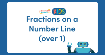 Fractions on a Number Line (over 1) Video Tutorial | Classroom Secrets Kids