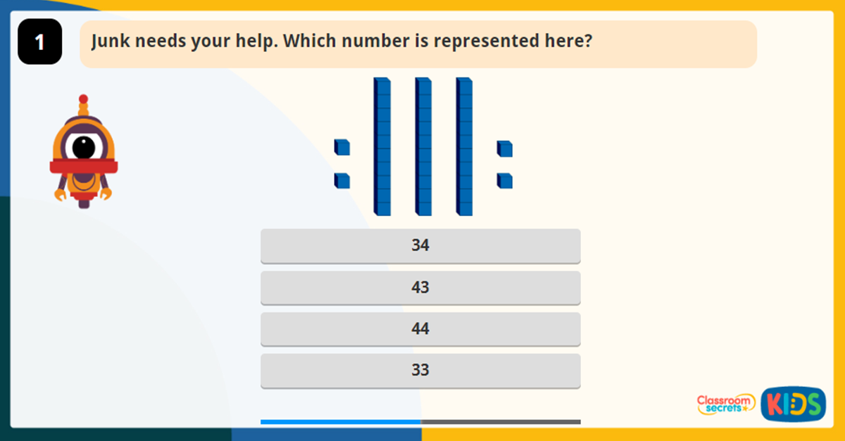 Year 2 Identify, Represent and Estimate Numbers Game | Classroom ...
