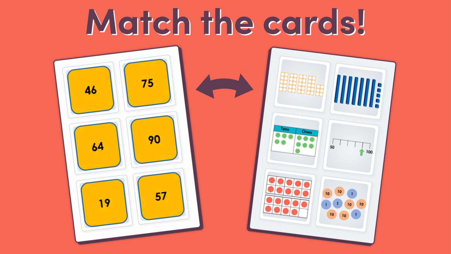 Year 2 Represent Numbers Matching Game | Classroom Secrets Kids