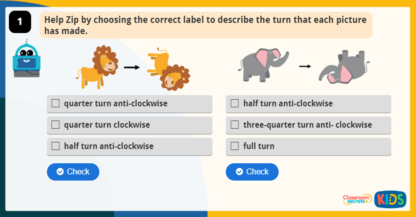 Year 2 Describing Turns Game | Classroom Secrets Kids