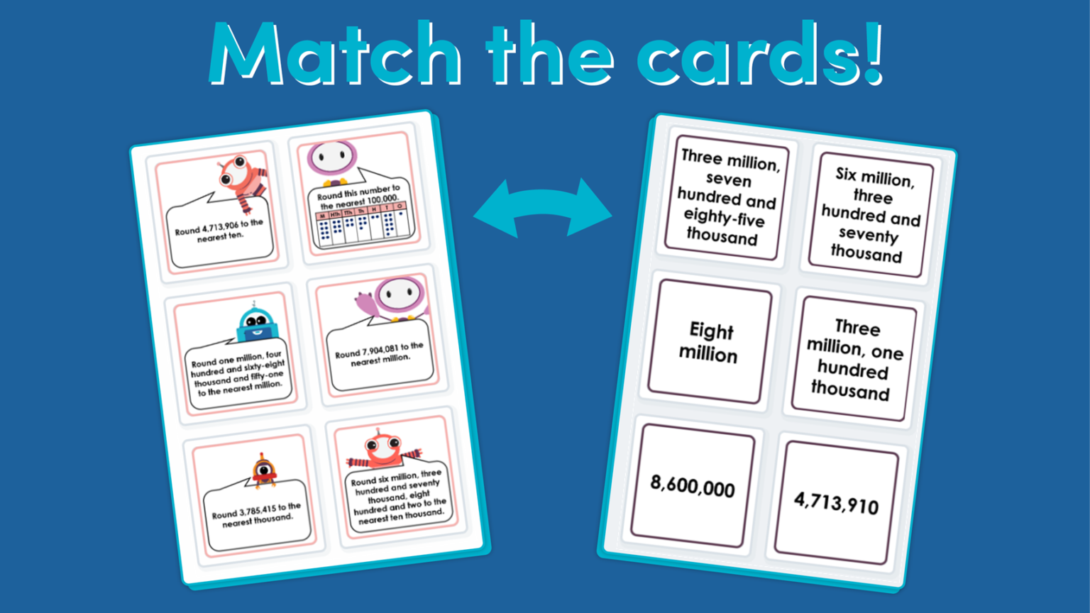 Year 6 Rounding Numbers Matching Activity | Classroom Secrets Kids