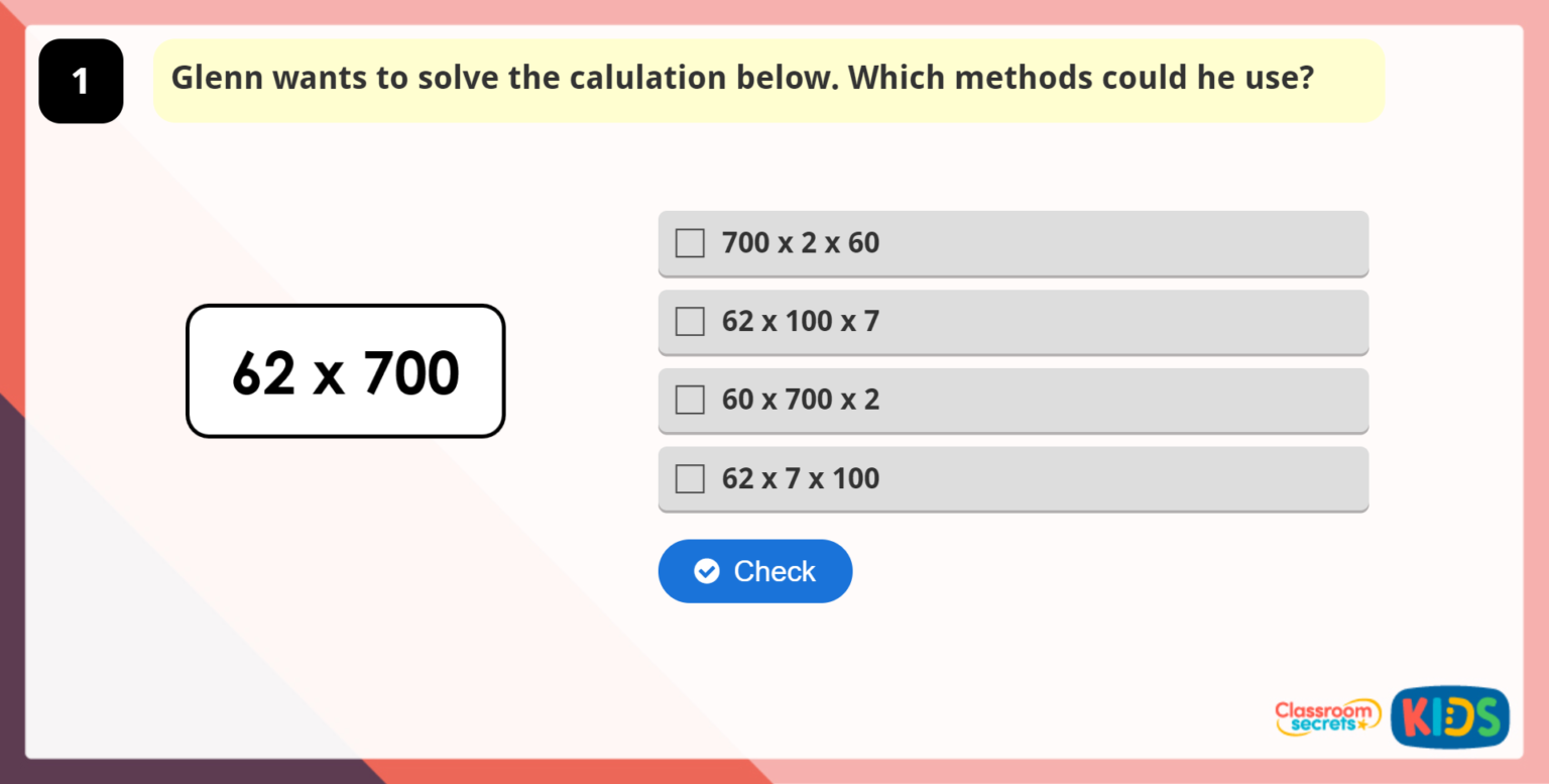 Year 5 Multiples of 10, 100 and 1,000 Game | Classroom Secrets Kids