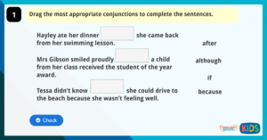 Year 3 Extending Sentences by Using Conjunctions Game | Classroom ...