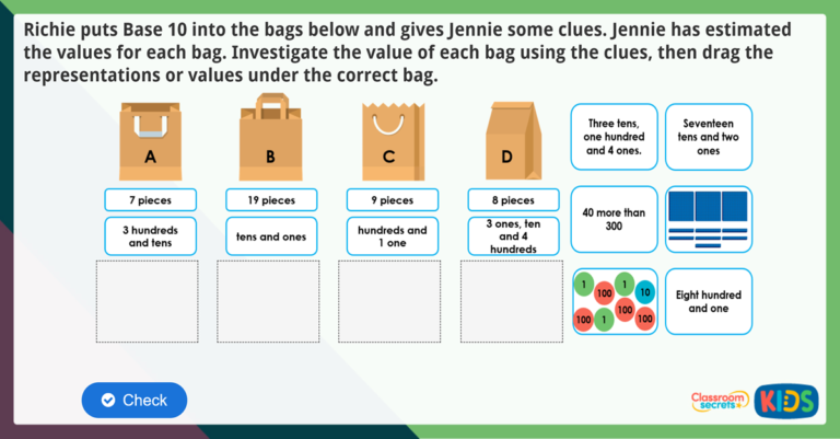 Year 3 Identify and Represent Numbers Maths Challenge | Classroom ...