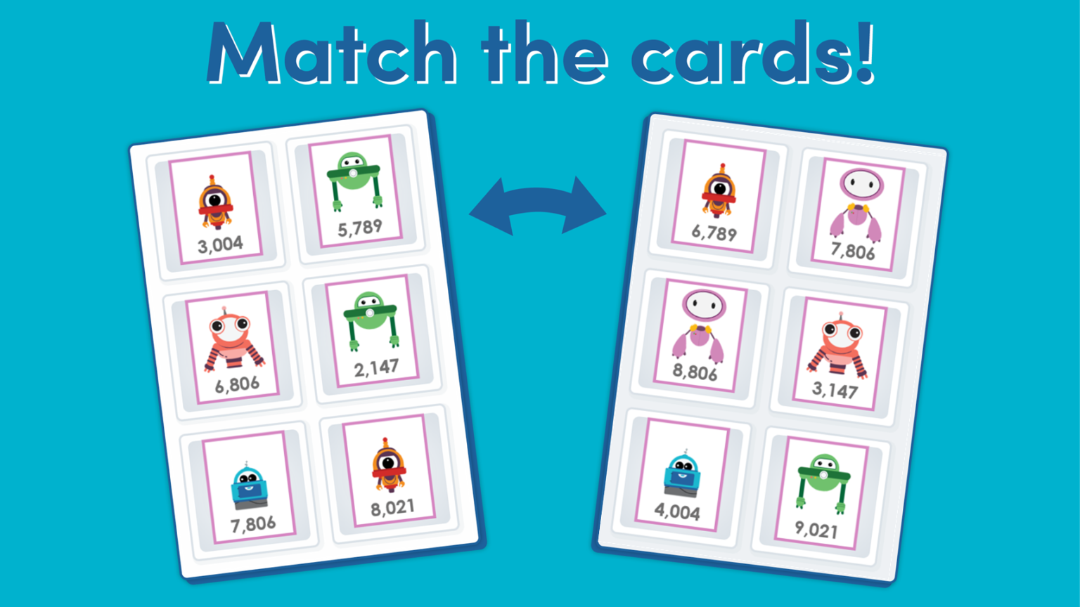Year 4 Find 1,000 More Matching Game | Classroom Secrets Kids