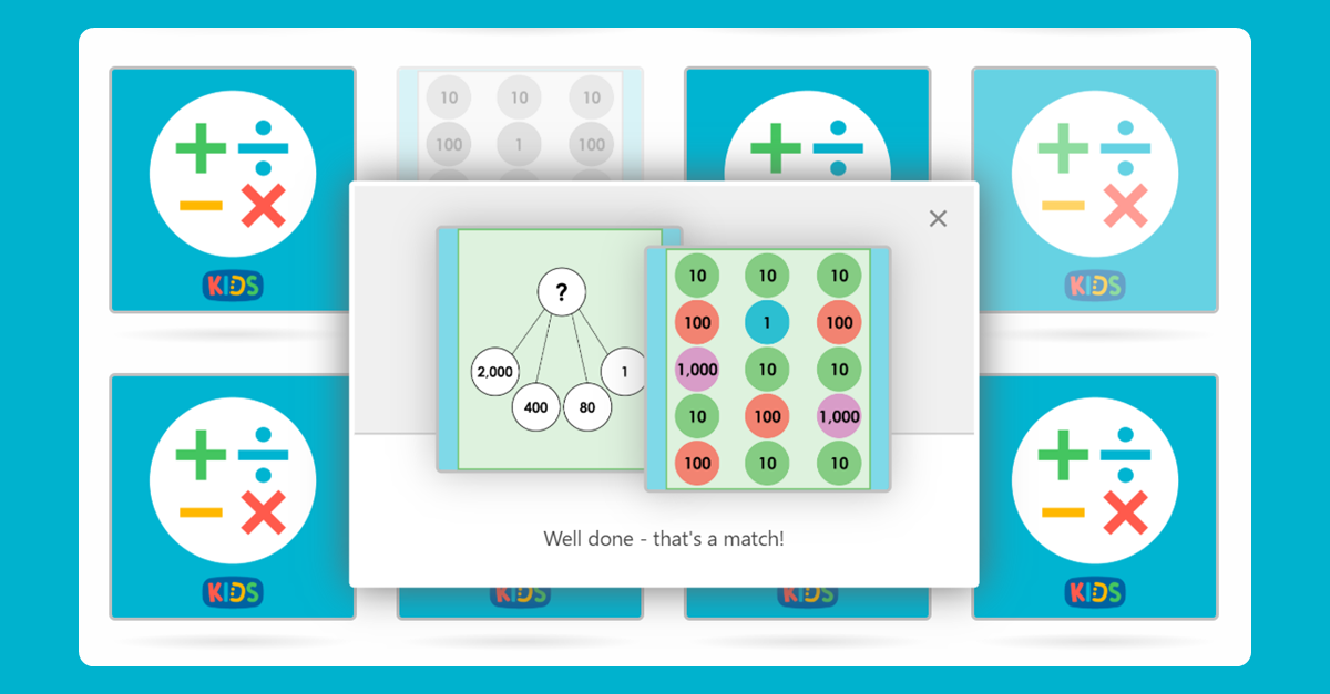 Year 4 Identify Numbers Memory Card Game | Classroom Secrets Kids