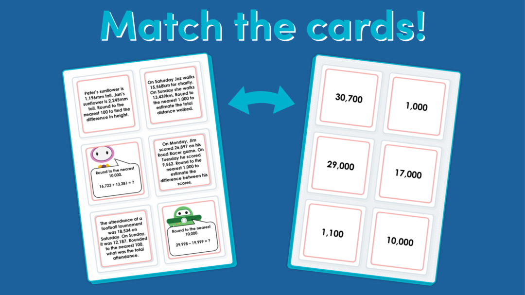 Year 5 Using Rounding Matching Game | Classroom Secrets Kids