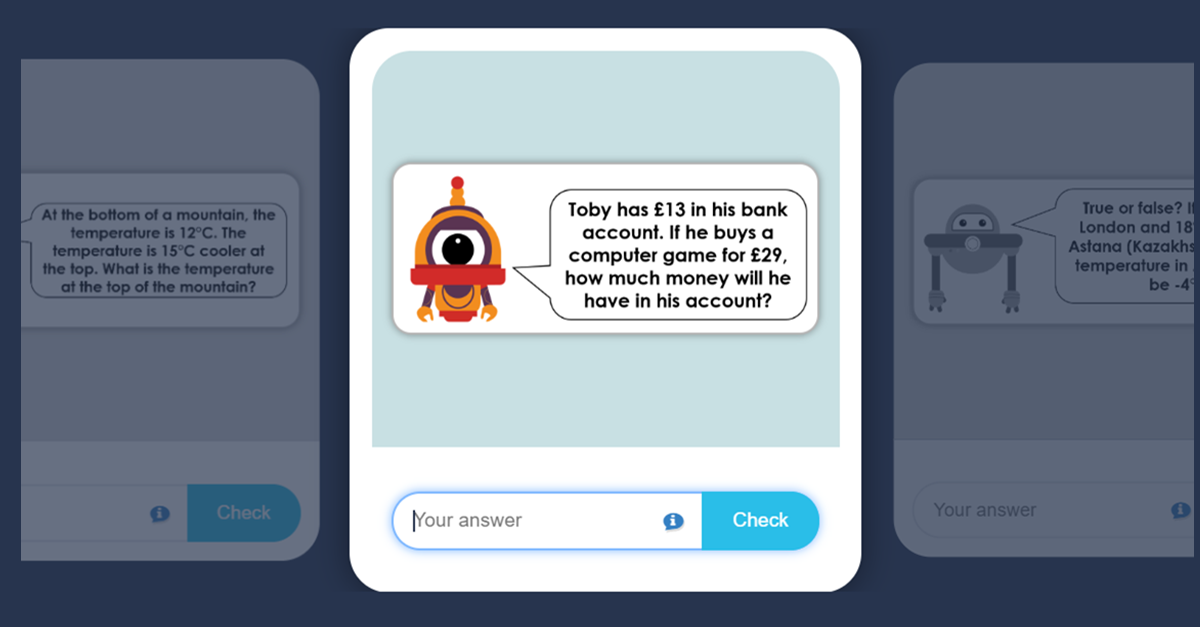 Year 6 Negative Numbers in Context Flash Card Game | Classroom Secrets Kids